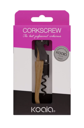Koala AC Wood Effect Corkscrew - Hansa